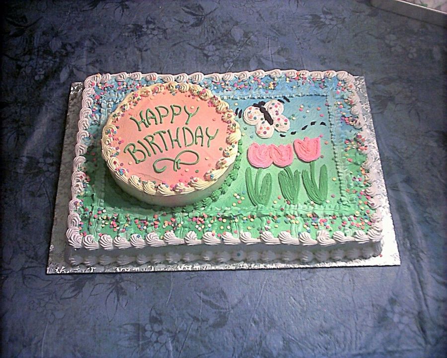 Birthday Sheet Cake - CakeCentral.com