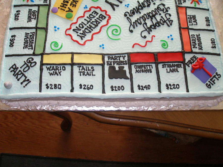 Monopoly Birthday - CakeCentral.com