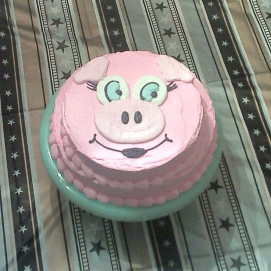 Piggy Cake - CakeCentral.com