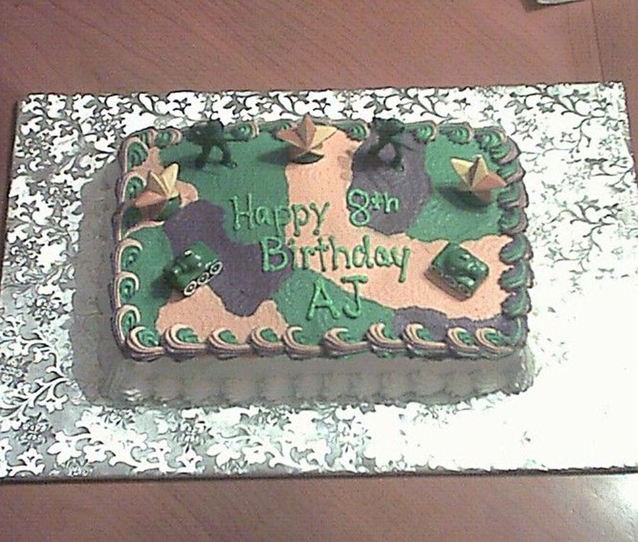 Camo Birthday - CakeCentral.com