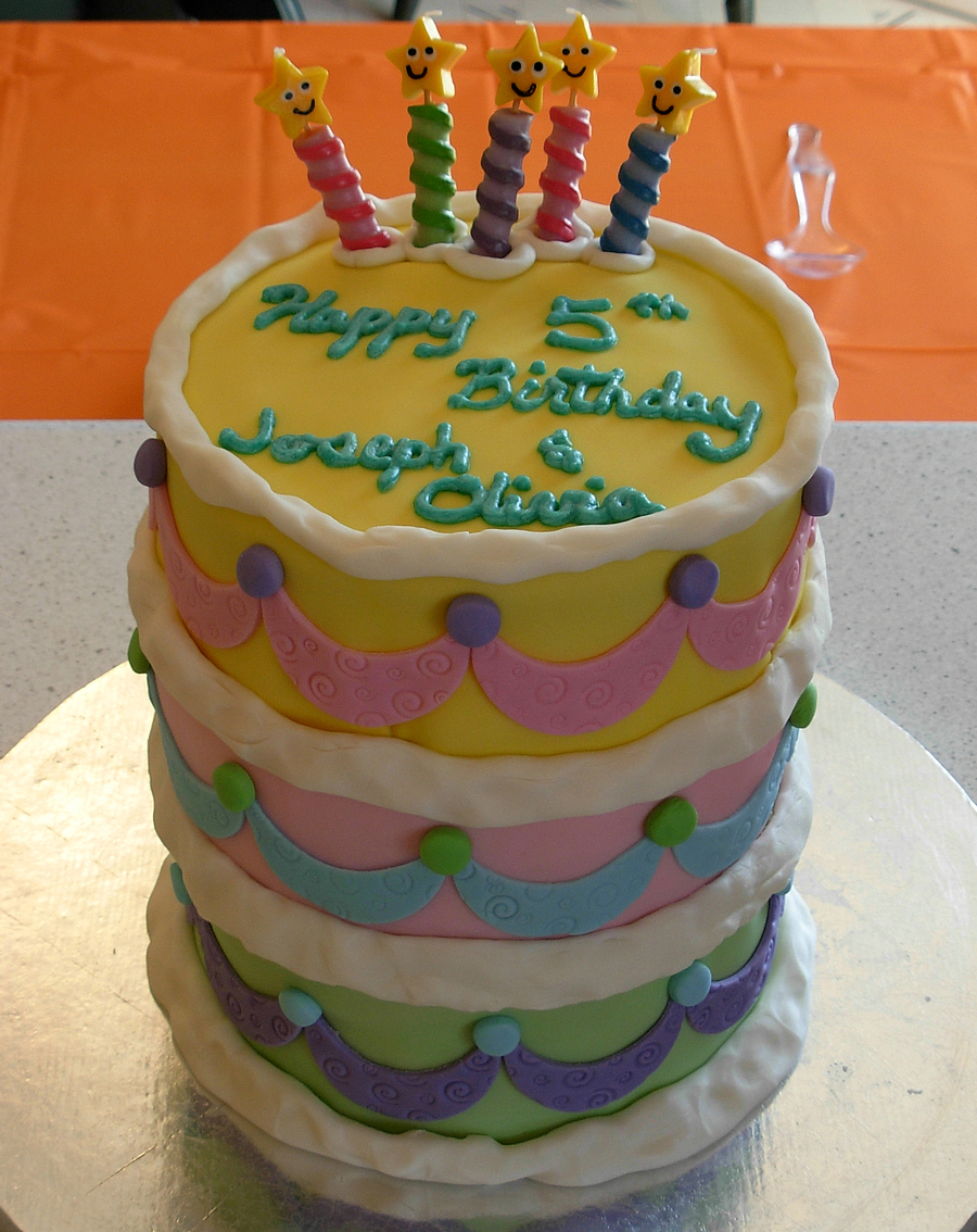 Tower Birthday Cake - CakeCentral.com