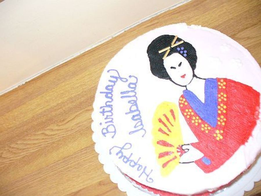 Geisha Cake - CakeCentral.com