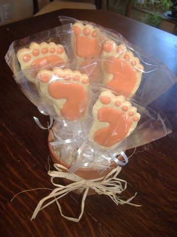 Foot Cookie Bouquet - CakeCentral.com