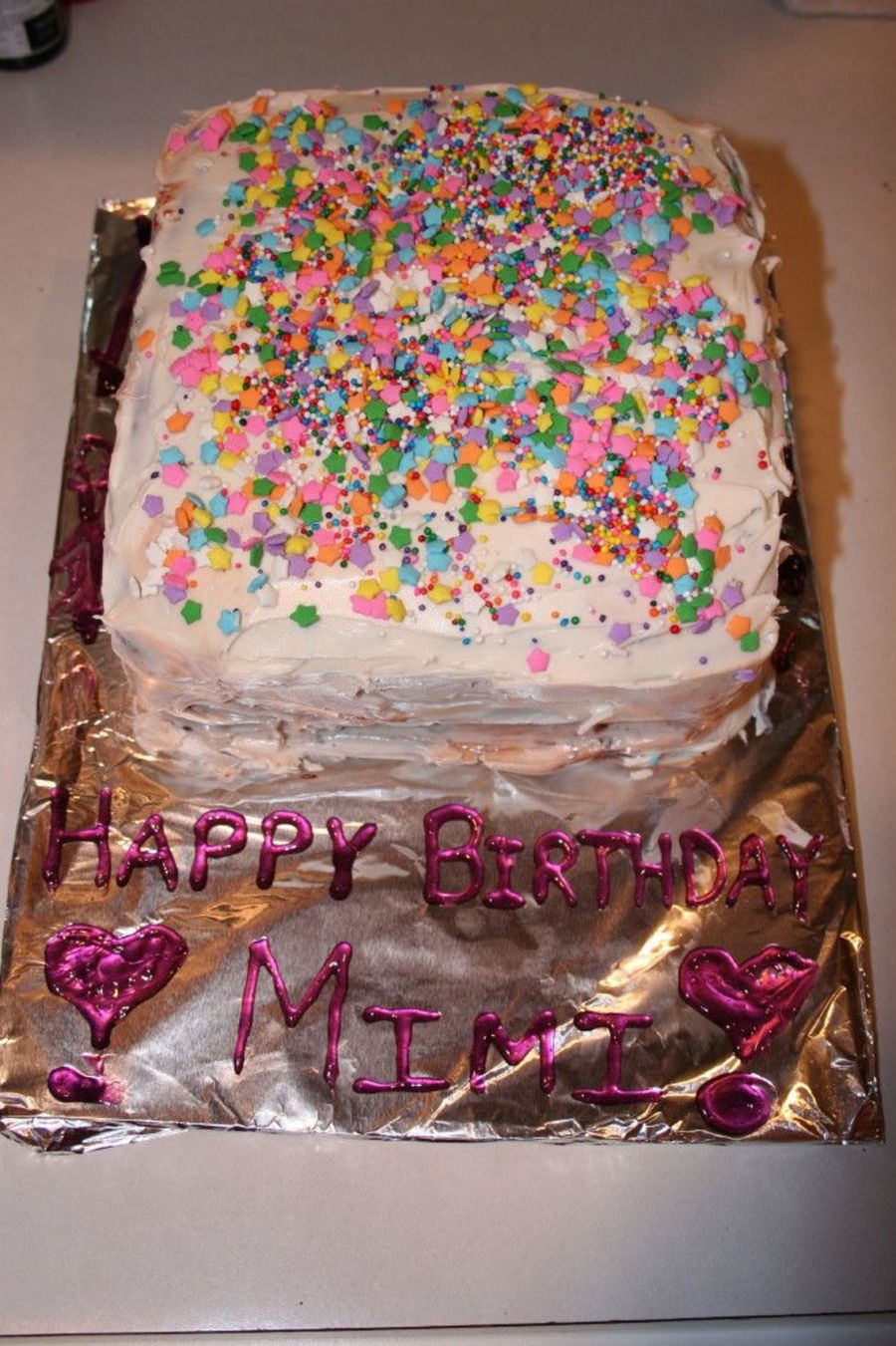 Christina's Cake For Mimi - CakeCentral.com