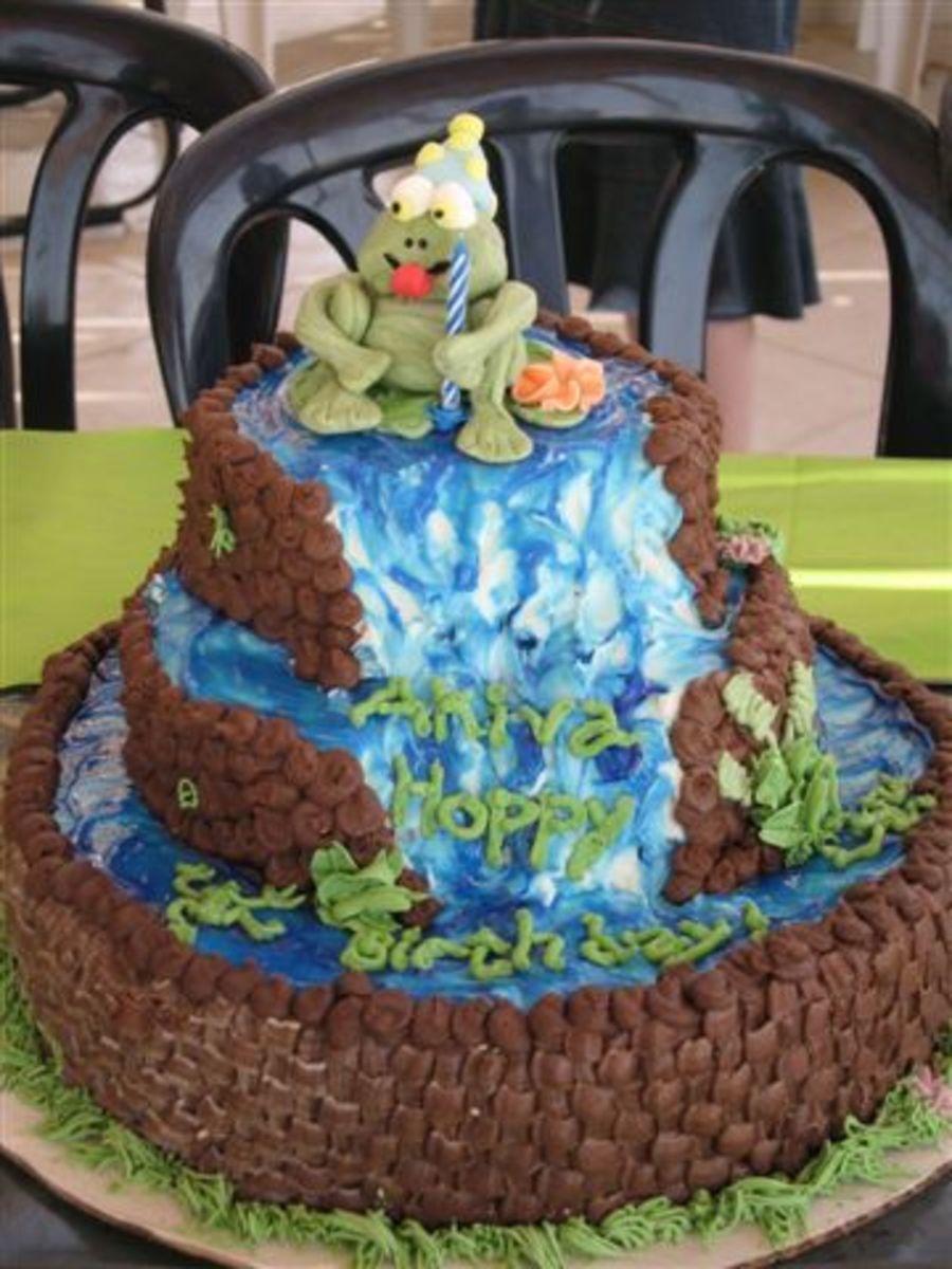 Frog Pond Cake - CakeCentral.com