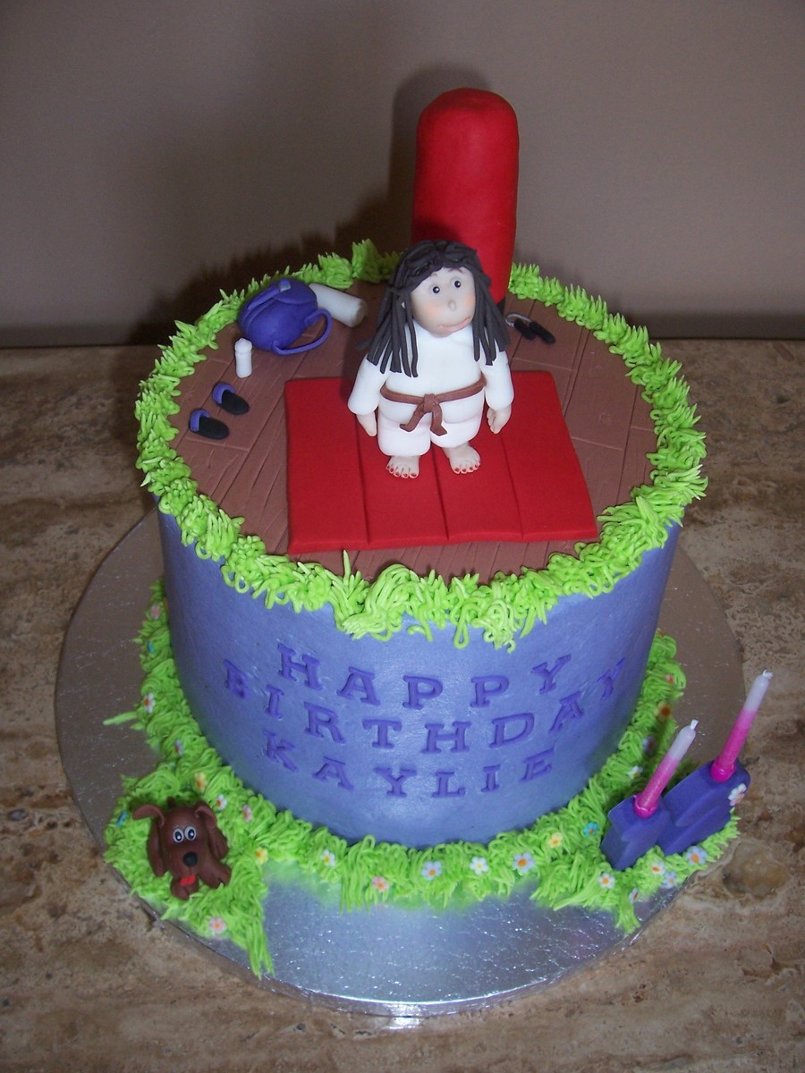 Karate Girl's Birthday! - CakeCentral.com