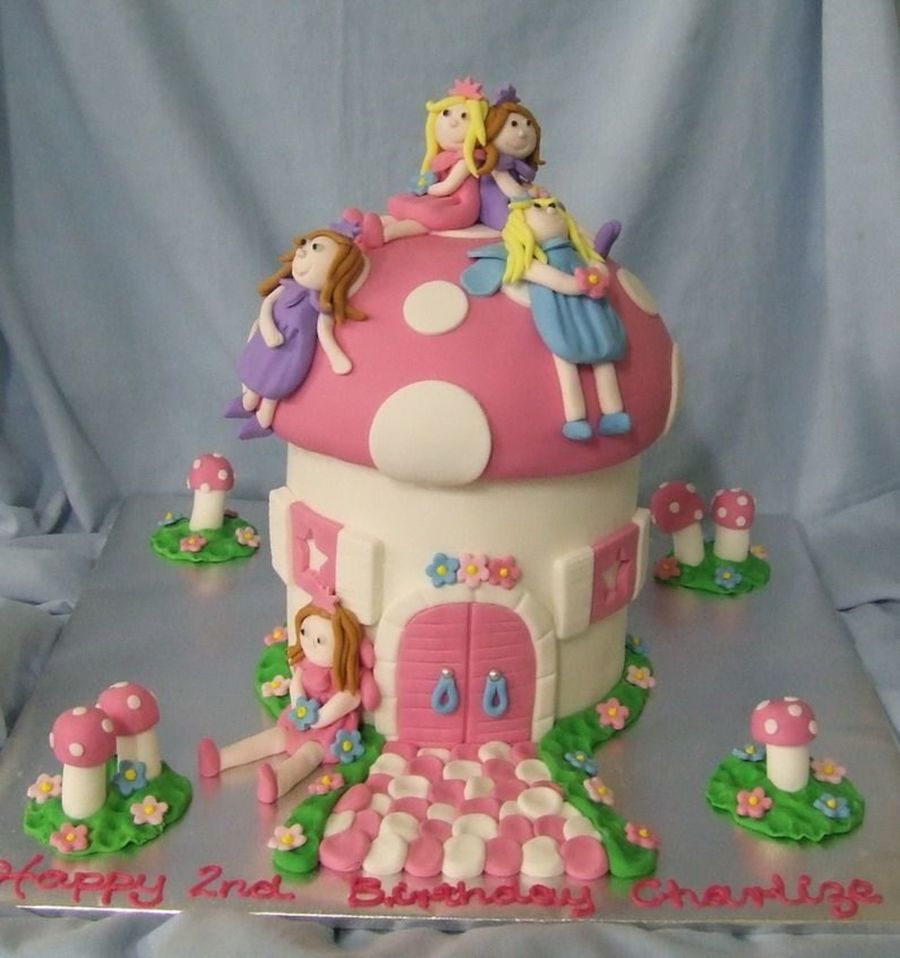Toadstool Cake - CakeCentral.com