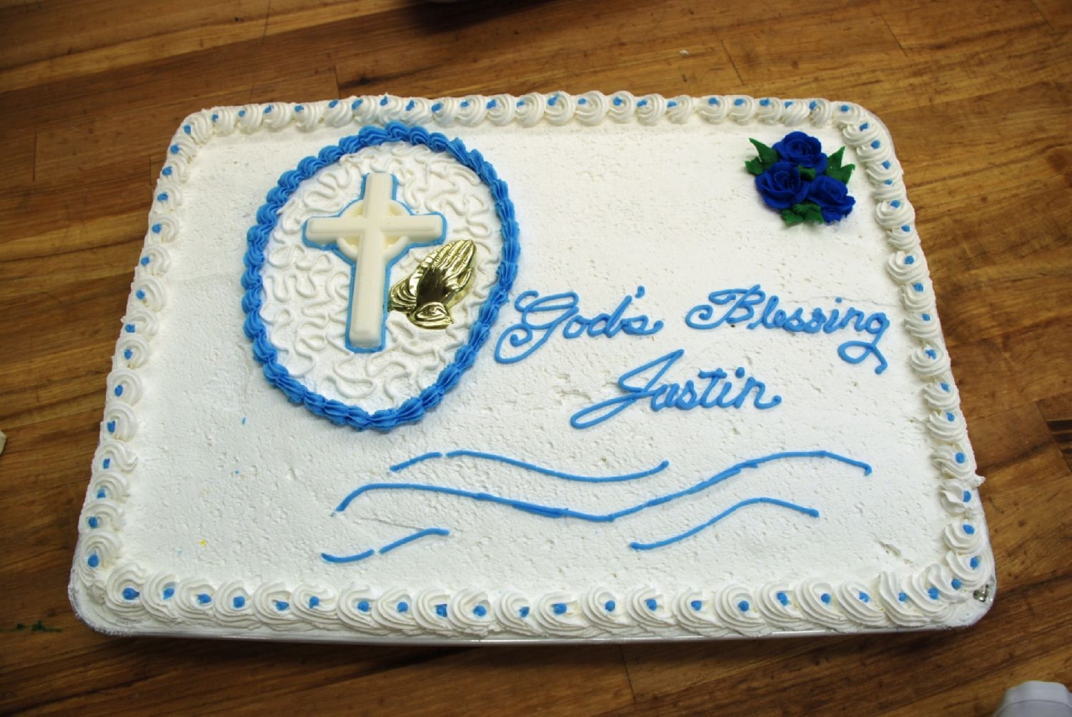 Boy Baptism - CakeCentral.com