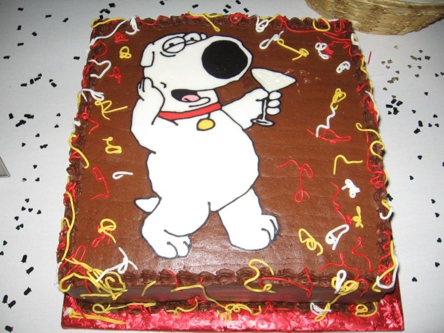 Brian Griffin From Family Guy - CakeCentral.com