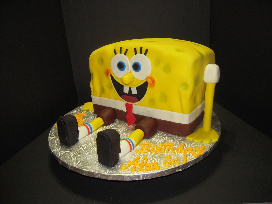 Spongebob Cake - CakeCentral.com