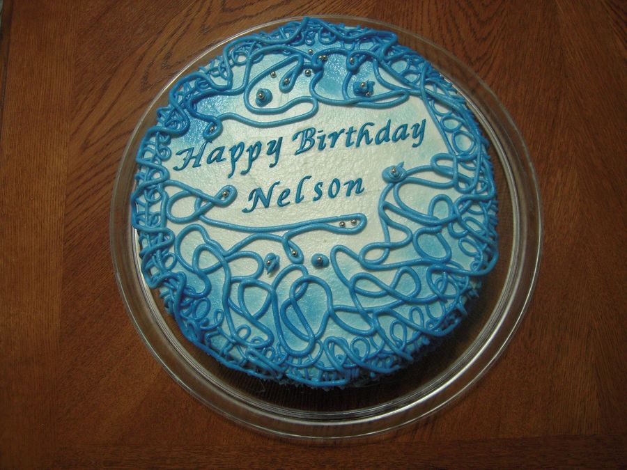 Simple Birthday Cake - CakeCentral.com