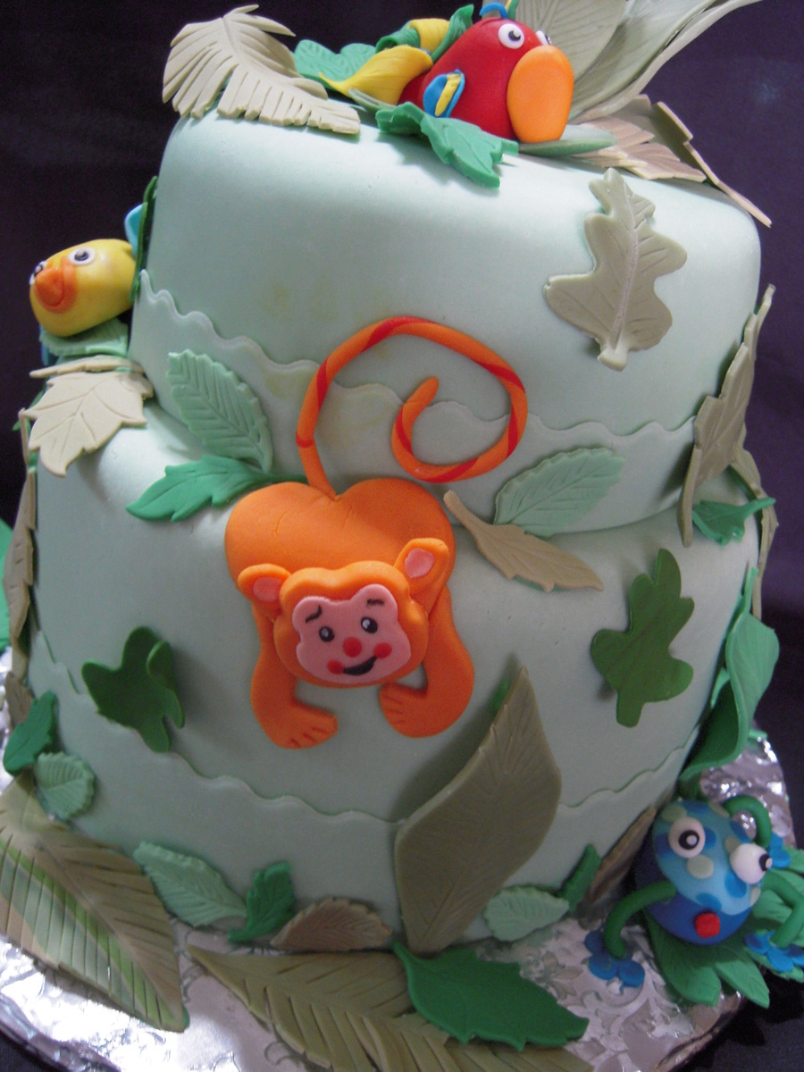 Fisher Price Rainforest Theme Cake - CakeCentral.com