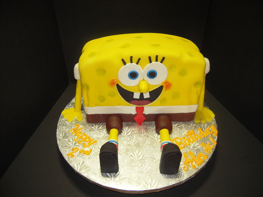 Spongebob Cake - CakeCentral.com