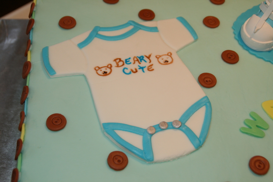 Logan's Baby Shower - CakeCentral.com