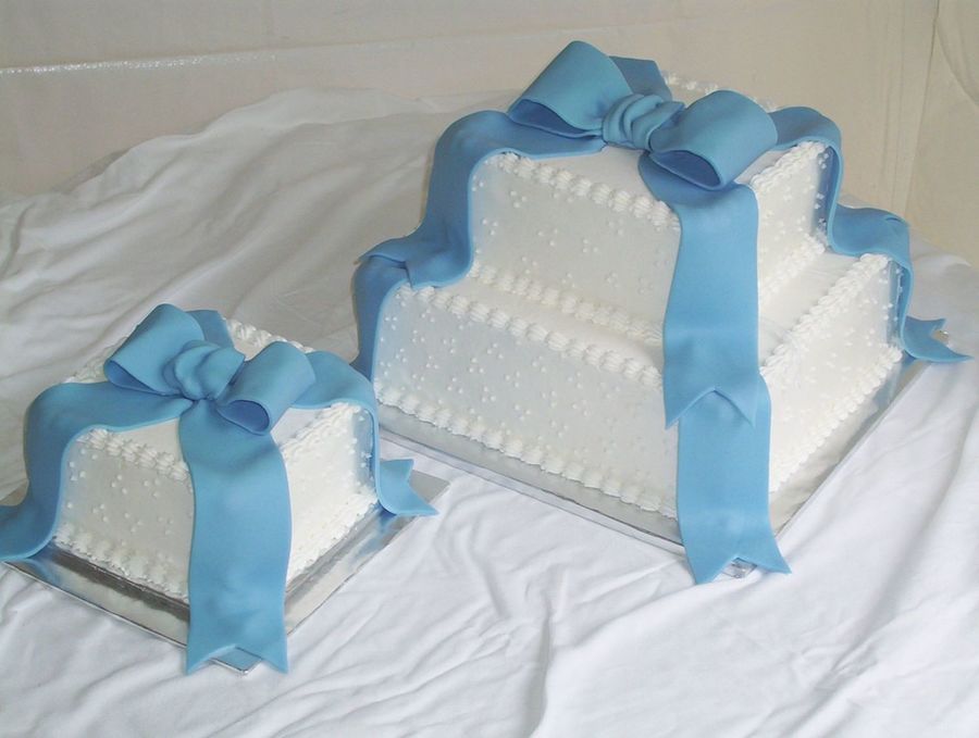 My 2Nd Wedding Cake - CakeCentral.com