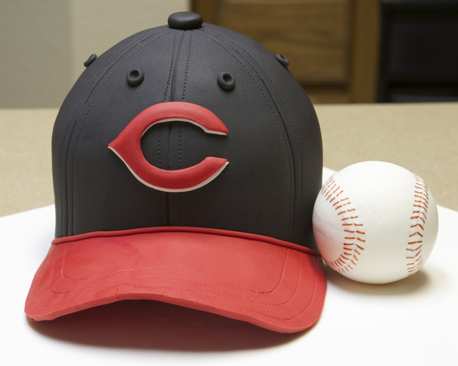 Baseball Hat Cake - CakeCentral.com