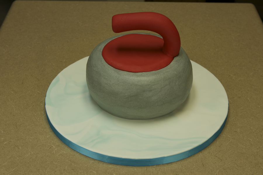 Curling Stone Birthday Cake - CakeCentral.com