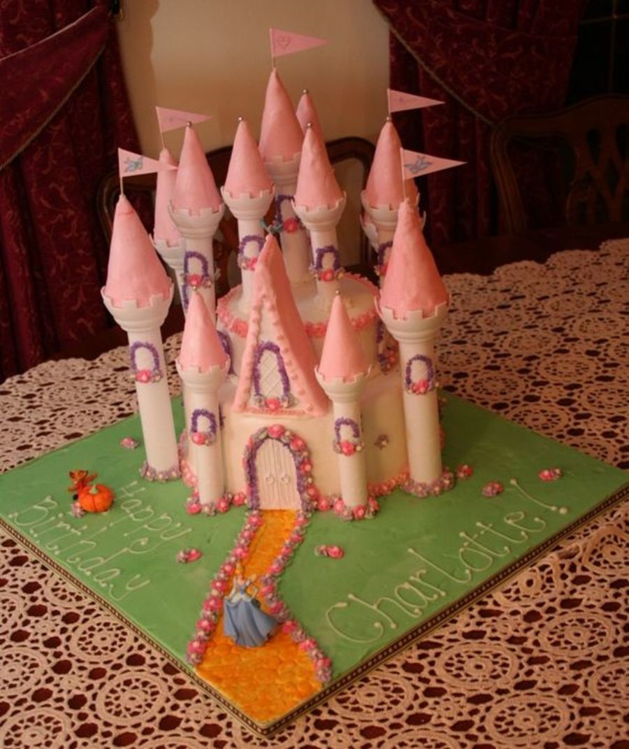 Cinderella Castle Cake - CakeCentral.com