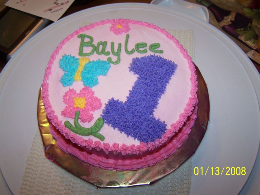 1St Birthday Smash Cake - CakeCentral.com