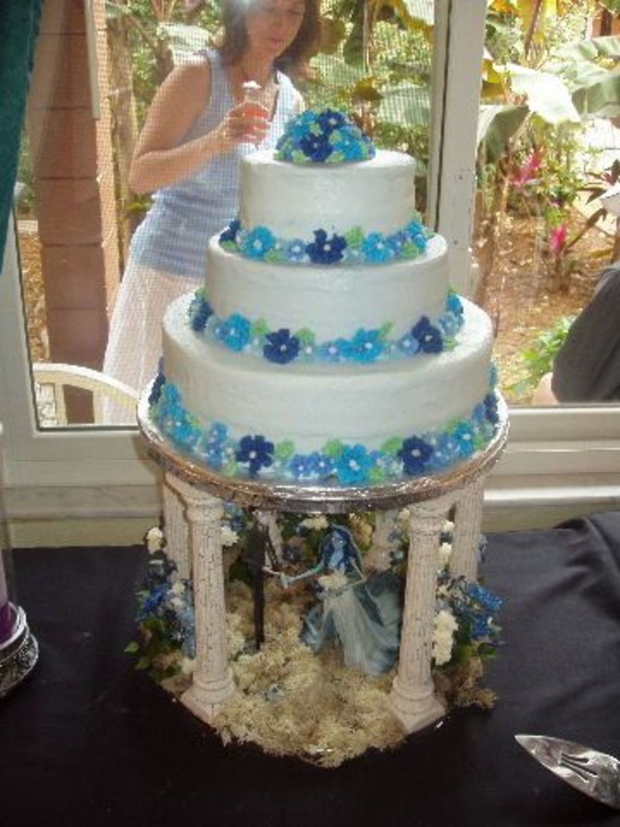 Corpse Bride Wedding Cake For Steph And Joel - CakeCentral.com