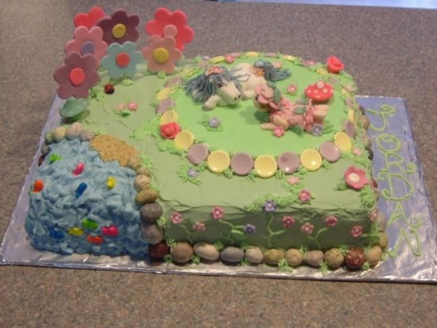 Enchanted Forest Birthday Cake - CakeCentral.com