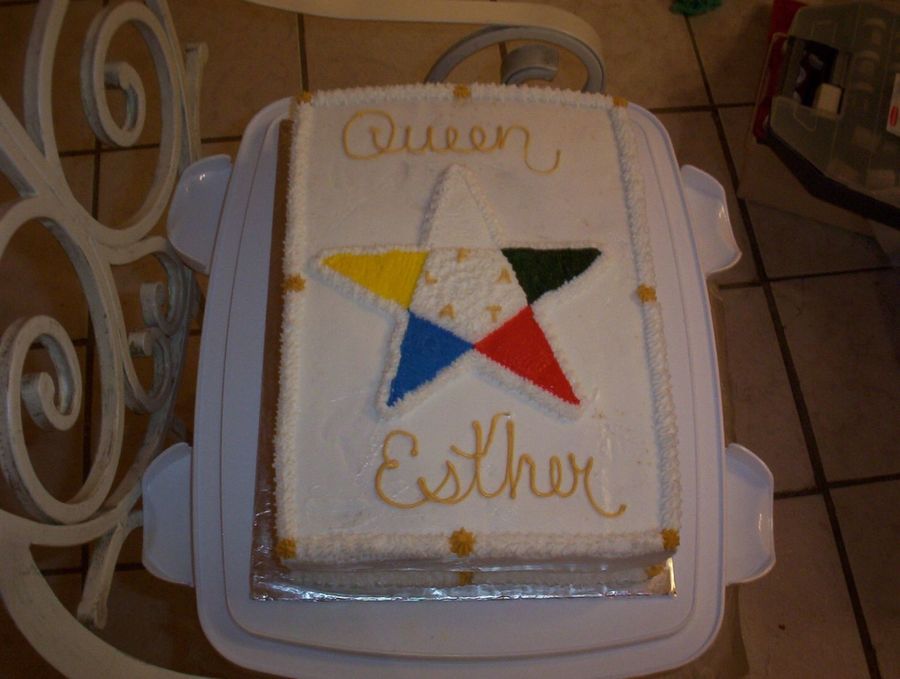 Eastern Star Cake - CakeCentral.com
