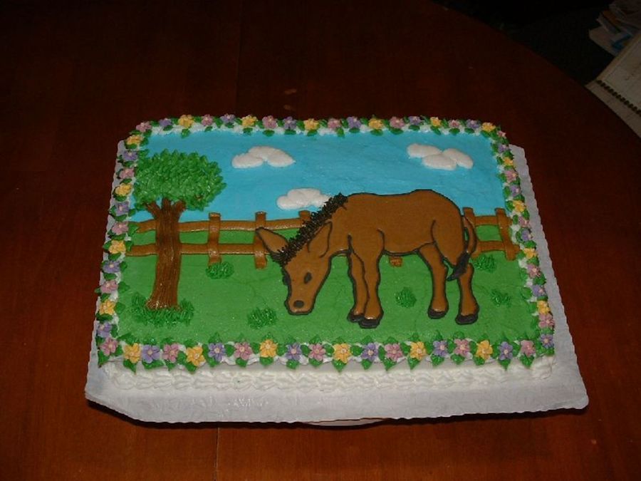 Mule Cake - CakeCentral.com