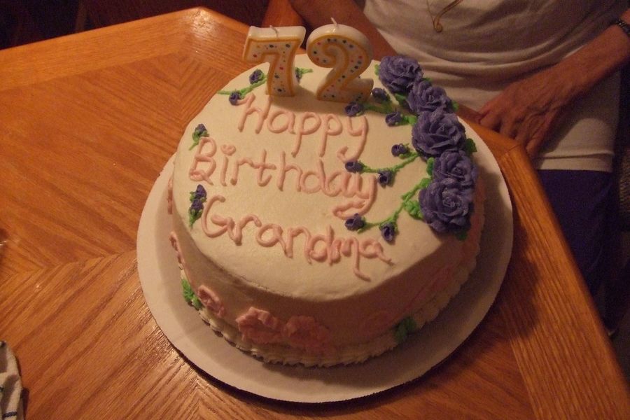My Grandma's Birthday Cake - CakeCentral.com