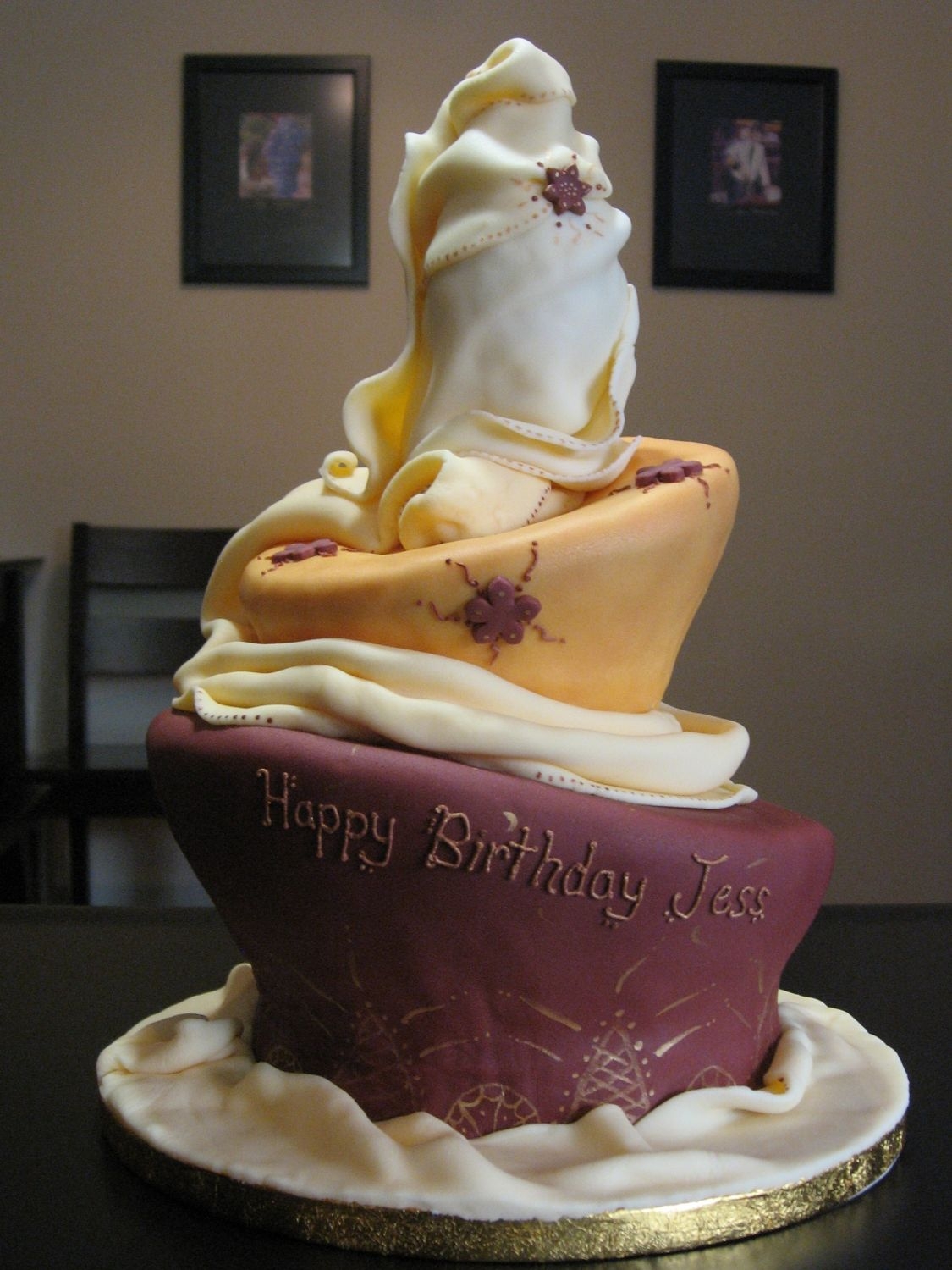 Sari Birthday Cake - CakeCentral.com