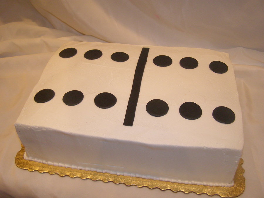 Domino Grooms Cake - CakeCentral.com