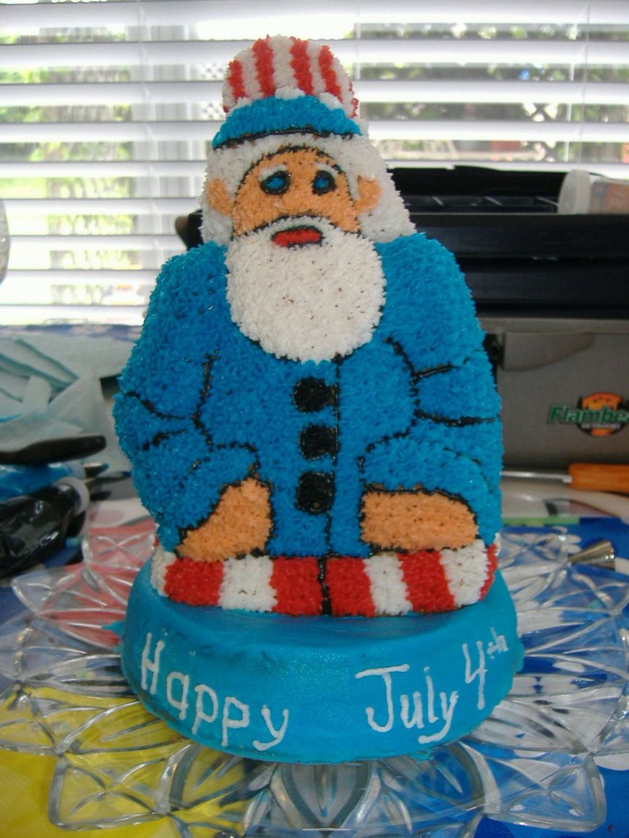 3D Uncle Sam - CakeCentral.com