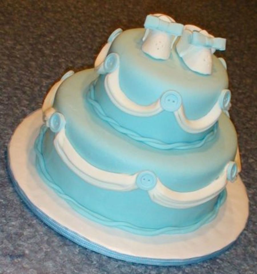 Baby Boy Booties - CakeCentral.com