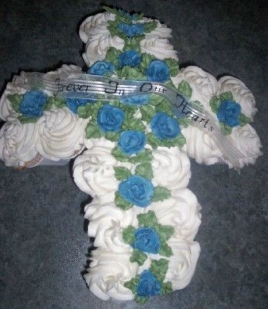 Memorial Cross Cupcakes - CakeCentral.com