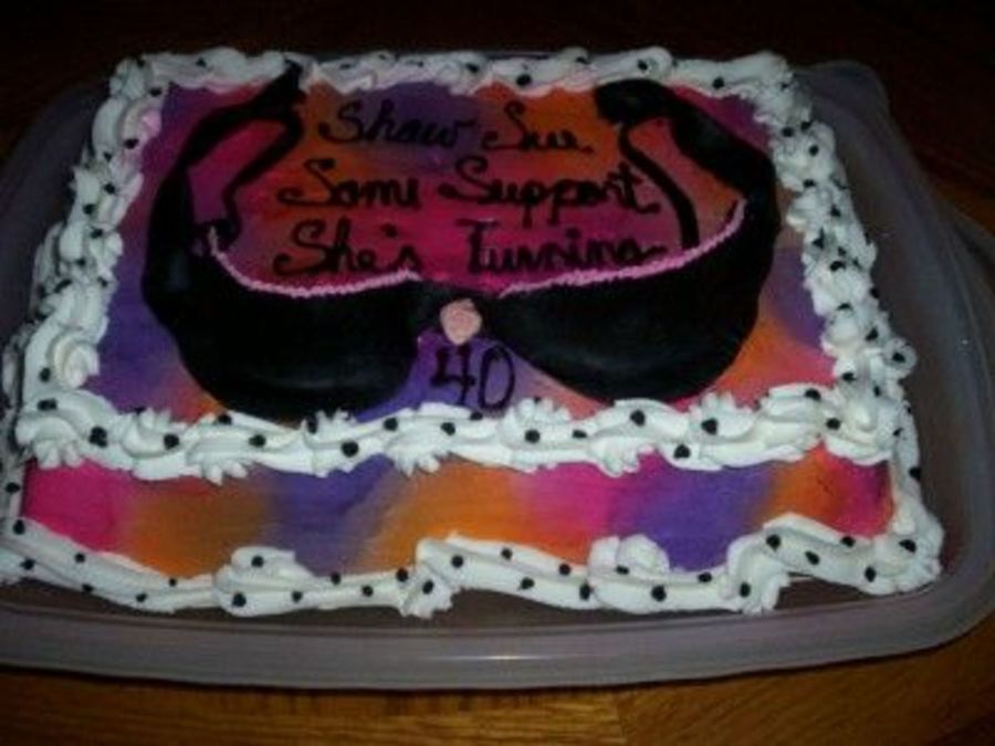 Bra Cake - CakeCentral.com