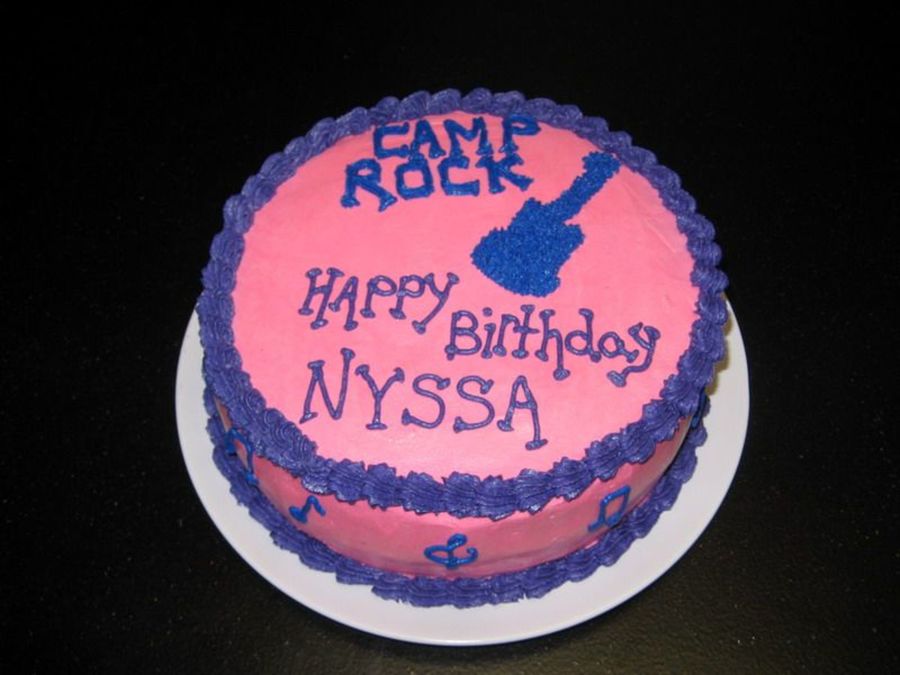 Camp Rock Cake - CakeCentral.com