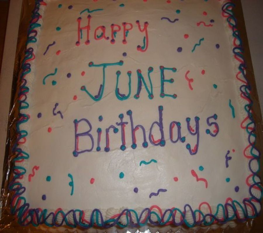 June Birthdays - CakeCentral.com