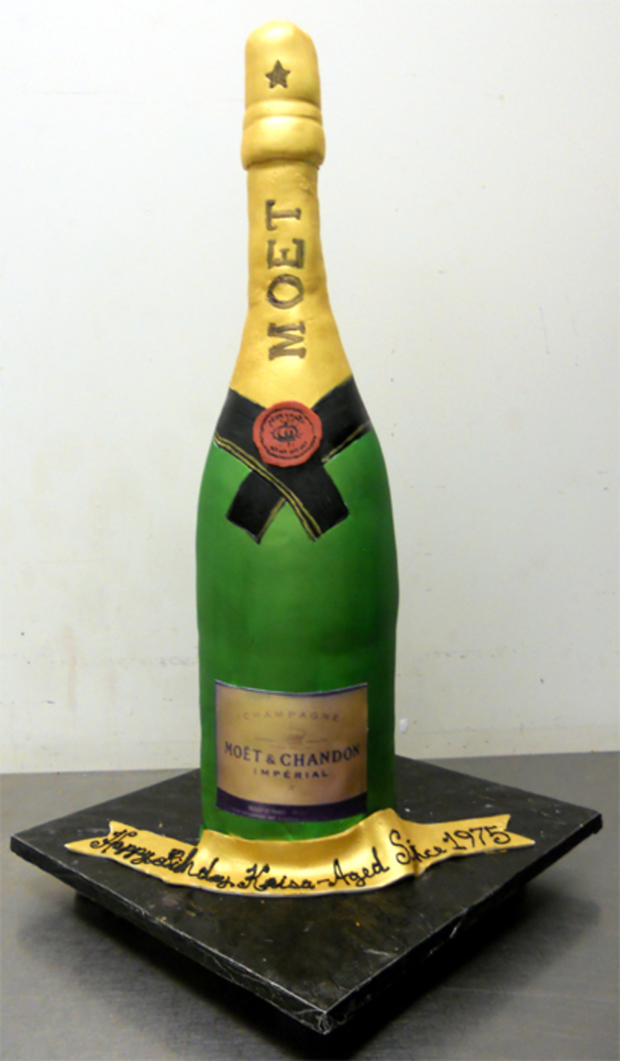 Moet Bottle - CakeCentral.com