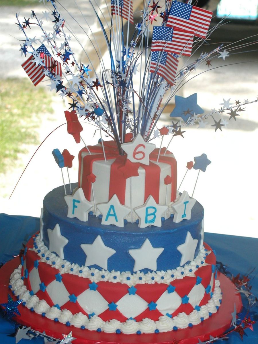 4Th Of July Birthday - CakeCentral.com