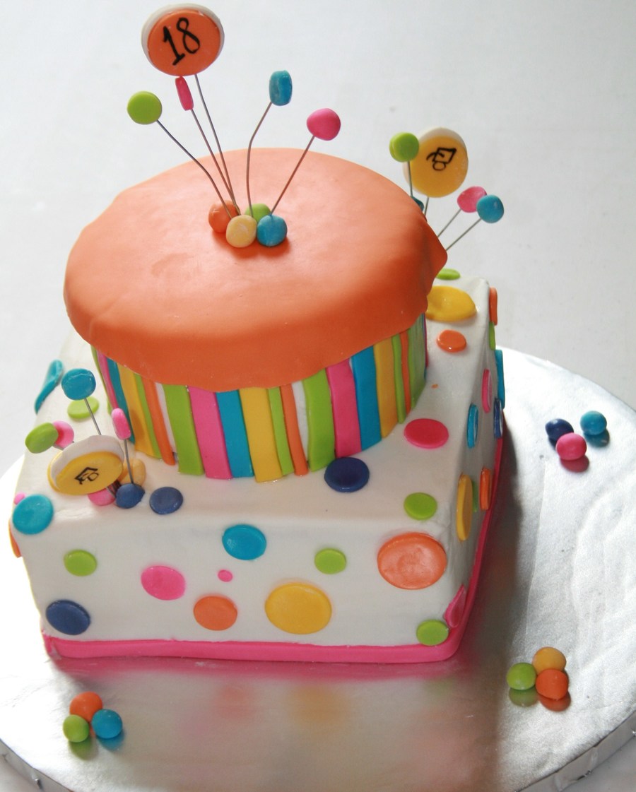 Graduation & Birthday Cake Combined - CakeCentral.com