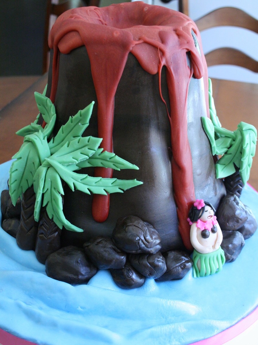 Volcano Cake - CakeCentral.com