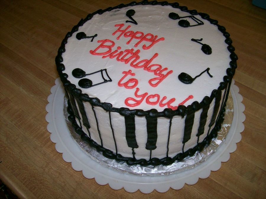 Piano Keys Cake - CakeCentral.com