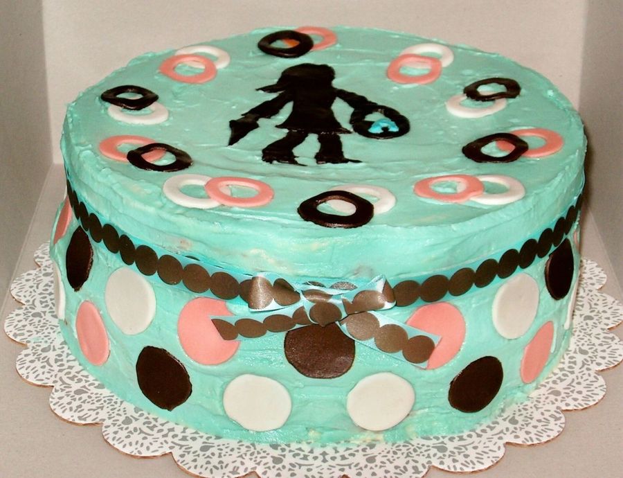 Mod Girl Shopping Cake - CakeCentral.com