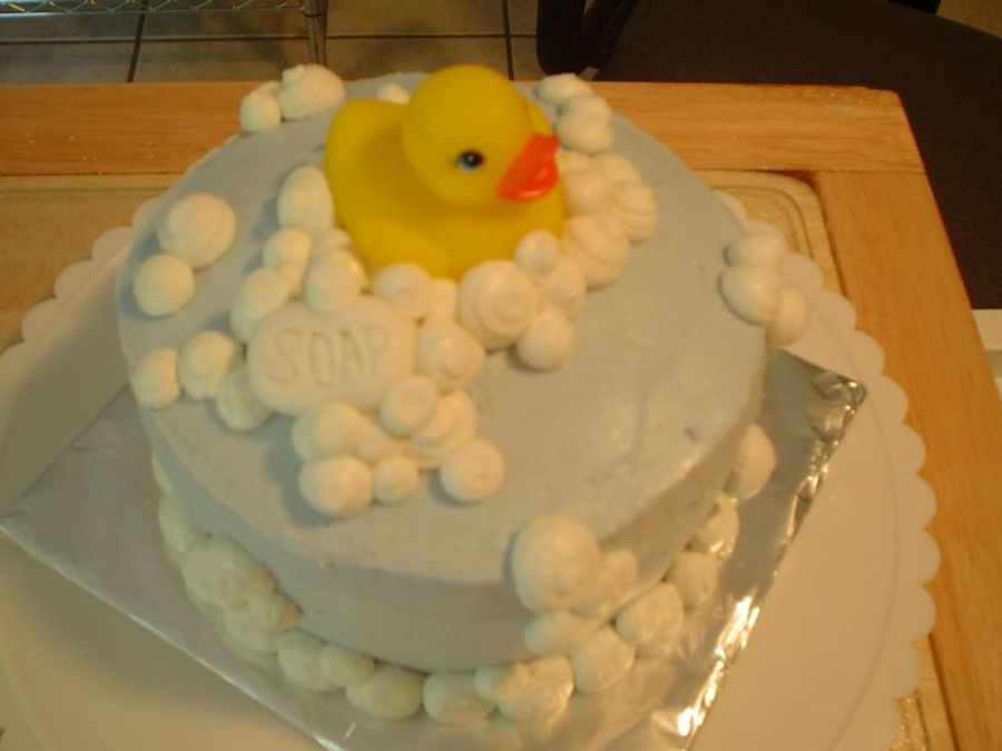 Rubber Ducky Smash Cake - CakeCentral.com
