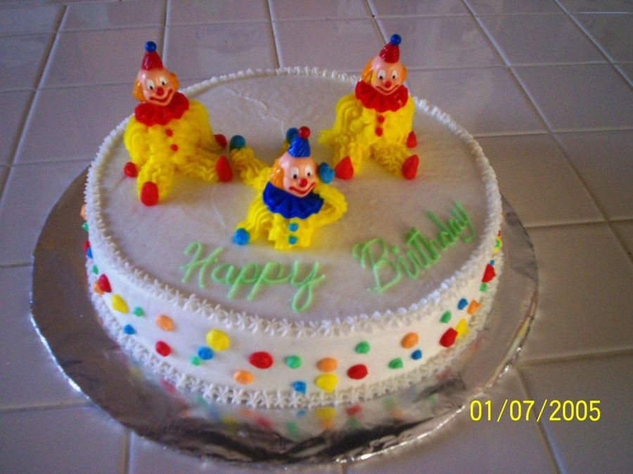 Course 1 Wk 3 Clowns - CakeCentral.com