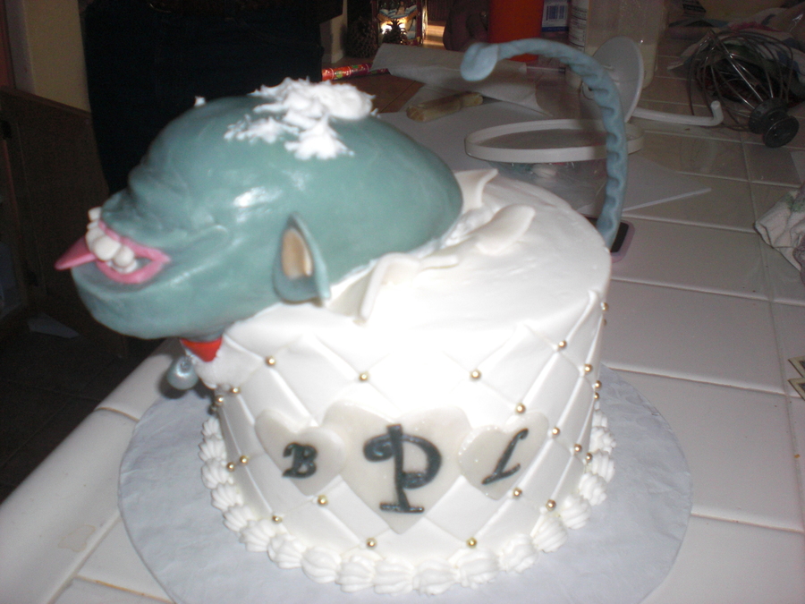 Planet 51 Anniversary Cake - CakeCentral.com