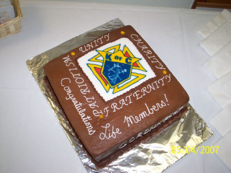 Knights Of Columbus Cake - CakeCentral.com