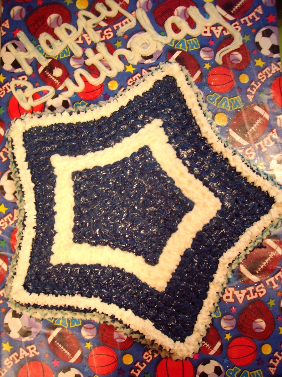 Star Birthday Cake - CakeCentral.com