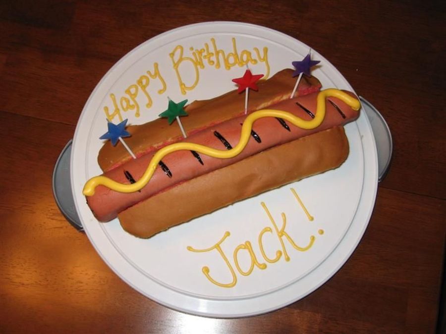 Hot Dog Cake - CakeCentral.com