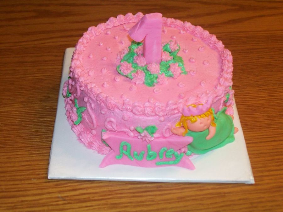 1St Birthday Fairy Smash Cake - CakeCentral.com