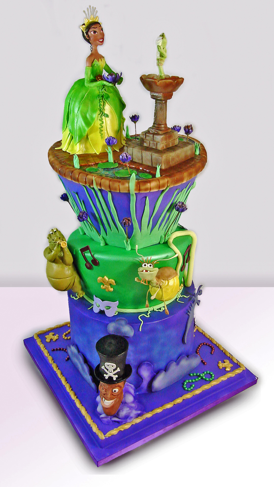 The Princess And The Frog Cake - CakeCentral.com